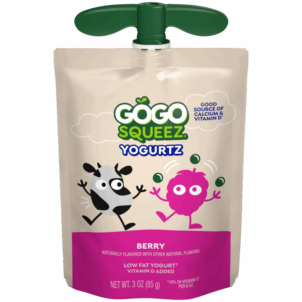 YogurtZ Squeeze Pouches Berry Flavor | GoGo SqueeZ®
