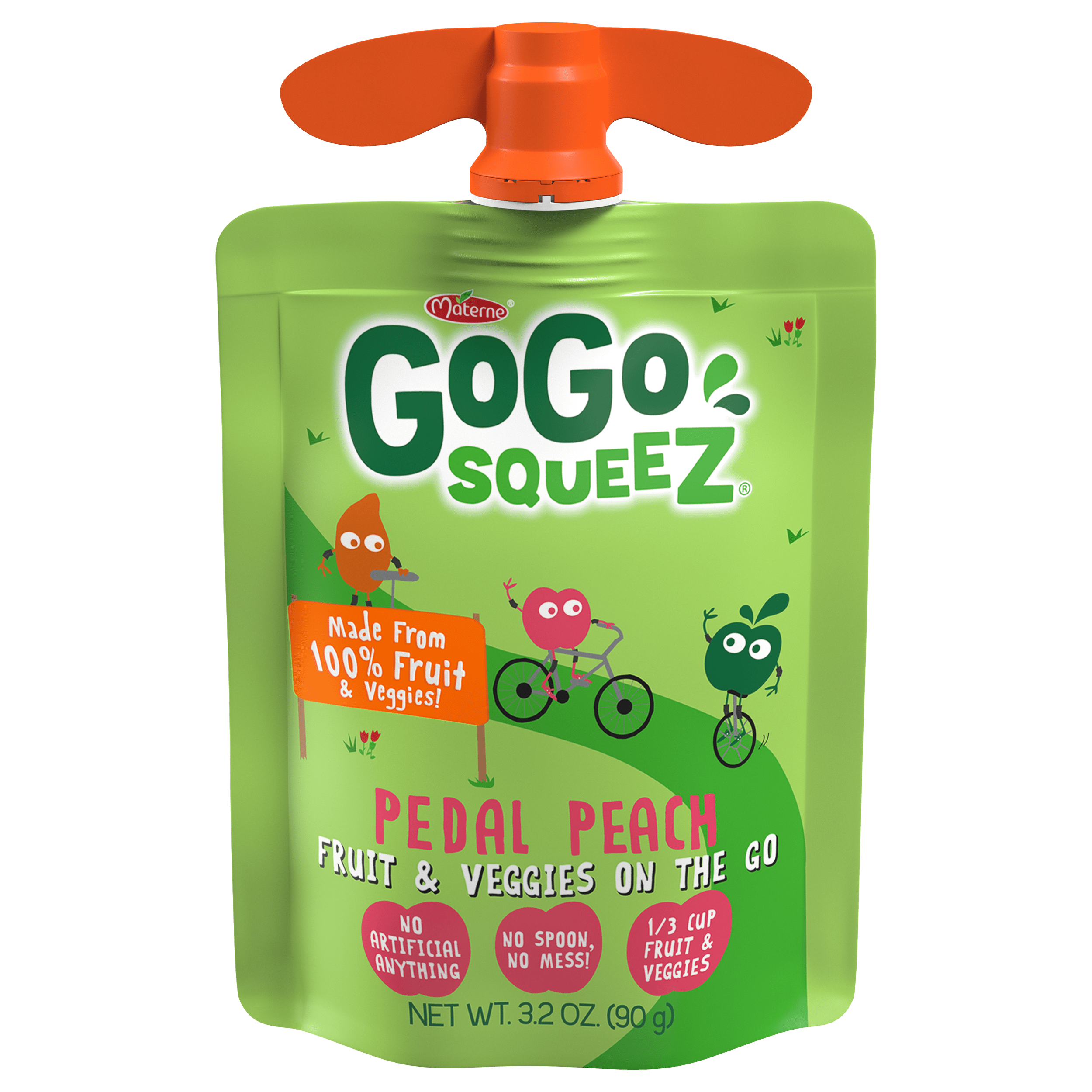 Fruit & VeggieZ Boulder Berry, Pedal Peach Variety Pack | GoGo SqueeZ