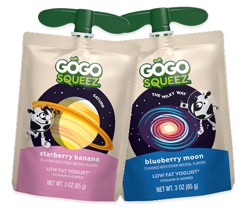 YogurtZ Strawberry Banana & Blueberry Variety Pack | GoGo SqueeZ® Yogurt Pouches